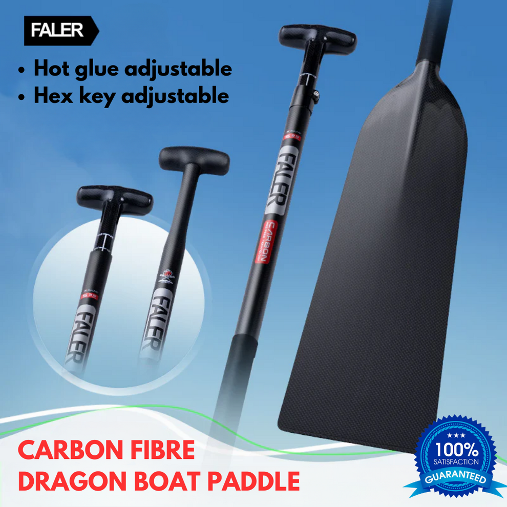 Faler Carbon Fibre Dragon Boat Paddle (Dihedral Blade) – Dragon Boat House